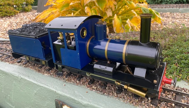 CHEDDAR IVER LIVE Steam Locomotive with Tender 16mm scale SM32 Garden ...