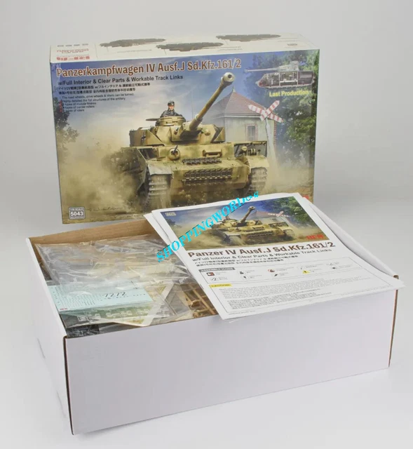 RYEFIELD-MODEL RM5043 1/35 scale PANZERKAMPFWAGEN IV AUSF.J SD.KFZ ...