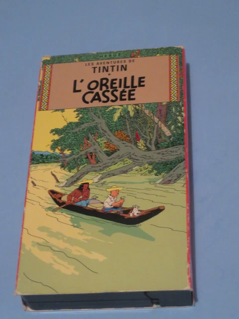 VINTAGE VHS LES Adventures De Tintin L'oreille Cassée French Learn ...