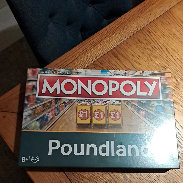 MONOPOLY POUNDLAND LIMITED Edition Hasbro Property Family Board Game ...