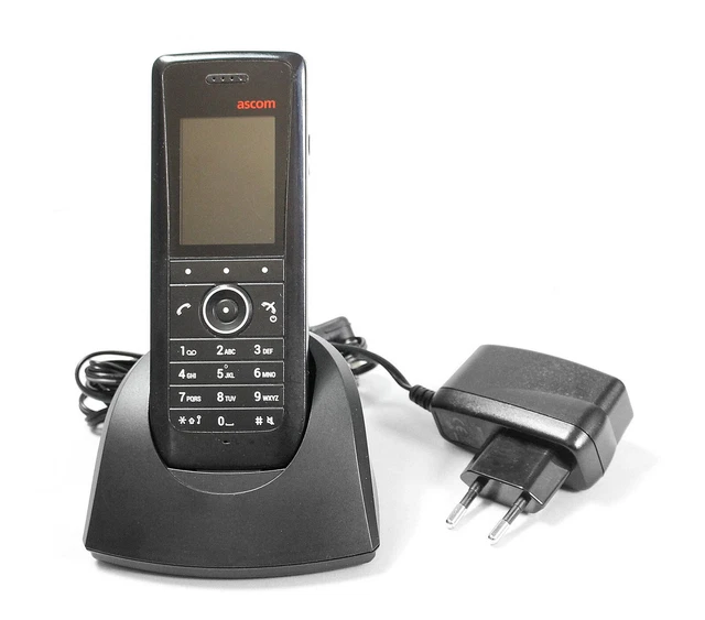 ASCOM D63 TALKER DH7-AAAA DECT Telefon Schwarz mit Ladeschale EUR 179 ...
