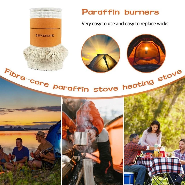 PARAFFIN HEATER PARAFFIN Lamp Wick Smokeless Camp Stove Wick Heaters ...