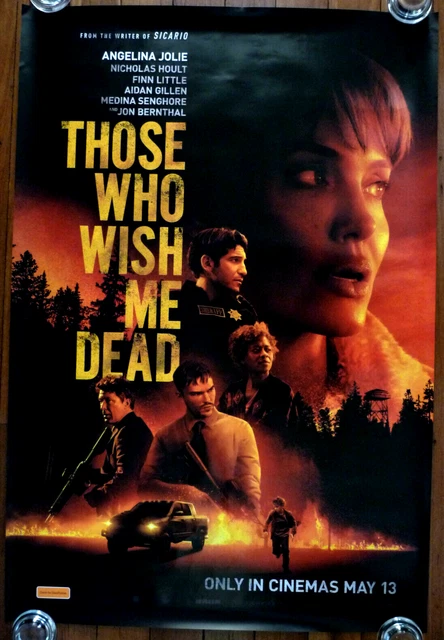 THOSE WHO WISH ME DEAD Original 2021 Australian Advance One Sheet Movie ...