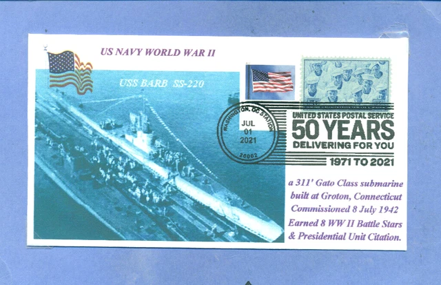 USS BARB SS-220 sous-Marin Guerre Mondiale II, Naval Photo Naval ...