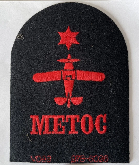 FLEET AIR ARM Meteorologist Plane, METOC + 1 Star Trade - Red On Navy ...