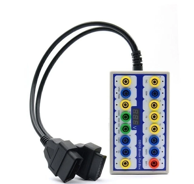 CAR OBD 2 Break Out Box OBD2 Breakout Box OBD OBDII Protocol Detector ...