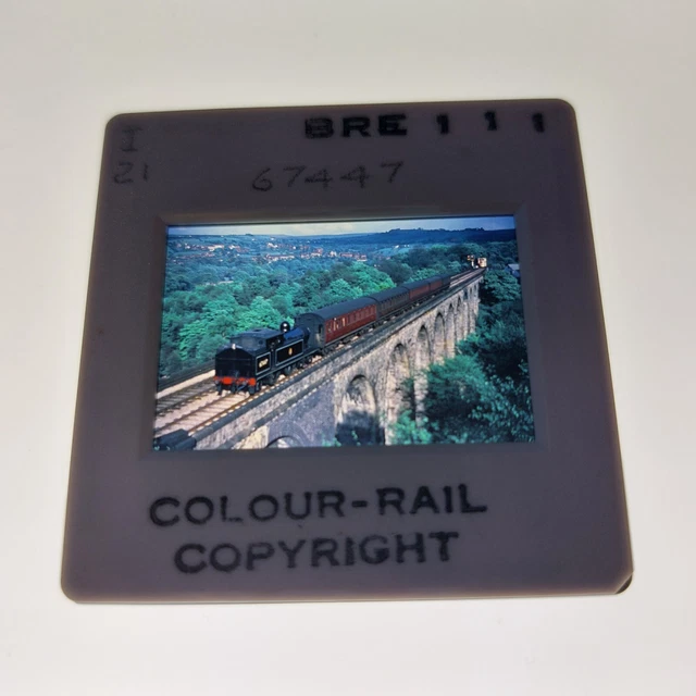 COLOUR-RAIL SLIDE REF BRM167 BR 45509 Marple Viaduct 1953 £2.49 ...