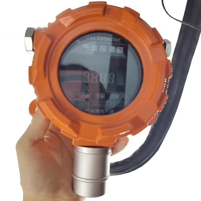 REMOTE FIXED GAS Detector O2 Gas Detection Analyzer Oxygen Alarm With 0 ...