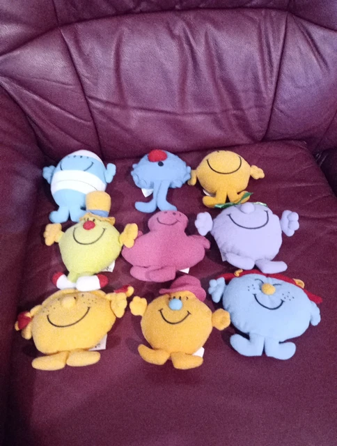COMPLETE SET OF 9 McDonald's Mr Men / Little Miss Plush - 2000 £15.95 ...