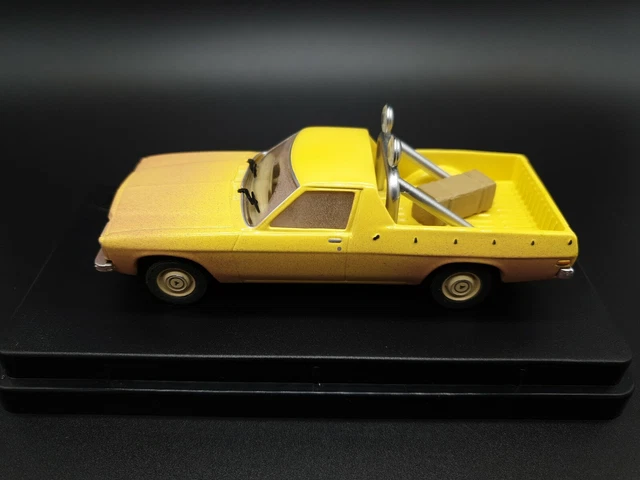1977 HZ KINGSWOOD Ute Yellow Farm Outback Dusty 1:43 Scale Model Trax ...