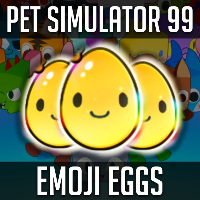 PET SIMULATOR 99 (Pet Sim 99 PS99) NEW EMOJI EGGS - CHEAP & FAST £2.49 ...