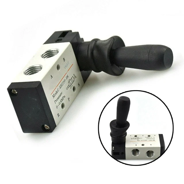 5 PORT 2 Position Hand Pull Lever Pneumatic Air Valve 4H21008 for Sale ...