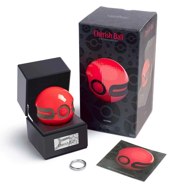 POKEMON DIE-CAST CHERISH Ball Replica The Wand Company Figure Red ...