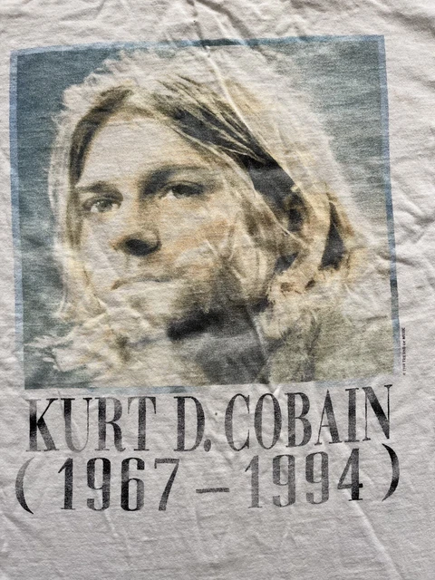 VINTAGE 90S KURT Cobain Memorial Nirvana 1994 Soundgarden Alice In ...