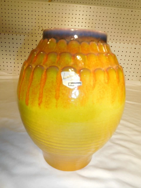 VINTAGE HAEGER #15H MCM Mid-Century Modern "Sunset" Yellow to Orange ...