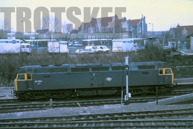 35MM SLIDE BR British Rail Diesel Loco 47254 Class 47 1986 Original £4.98 - PicClick UK