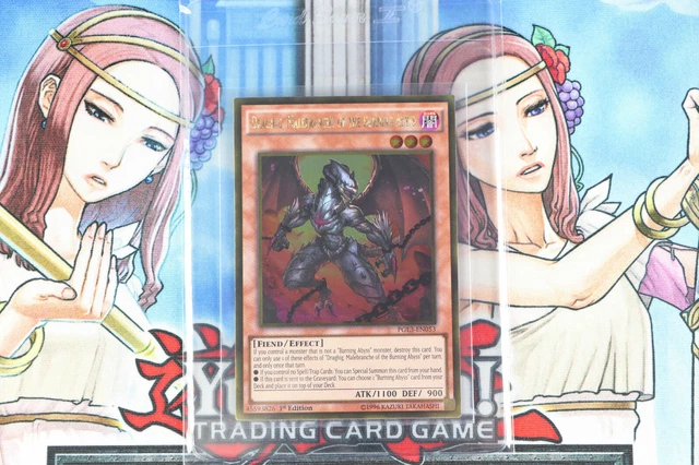 YUGIOH DRAGHIG, MALEBRANCHE of the Burning Abyss PGL3-EN053 1st Ed Gold Rare EUR 1,88 - PicClick FR