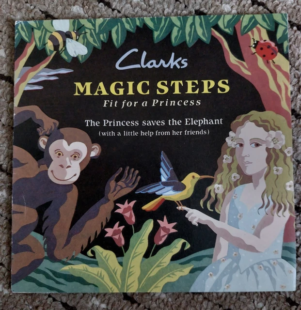 VINTAGE 1980S CLARKS Magic Steps Story Book Leaflet Excellent Condition ...