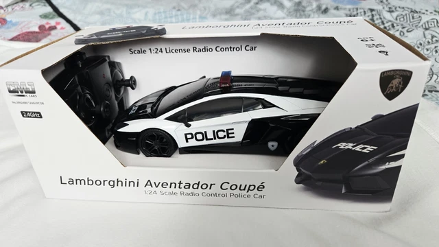 CMJ RC CARS Lamborghini Aventador LP700-4 Police Car Remote Control 1: ...