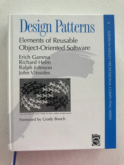 DESIGN PATTERNS: ELEMENTS of Reusable Object-Oriented Software $20.00 ...