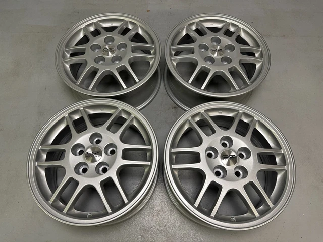 GENUINE MITSUBISHI EVO Oz Racing Enkei 6.5 X 16 Silver Alloy Wheels ...