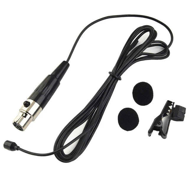 MICROPHONE PROFESSIONNEL OMNIDIRECTIONNEL Lavalier pour Shure sans fil ...
