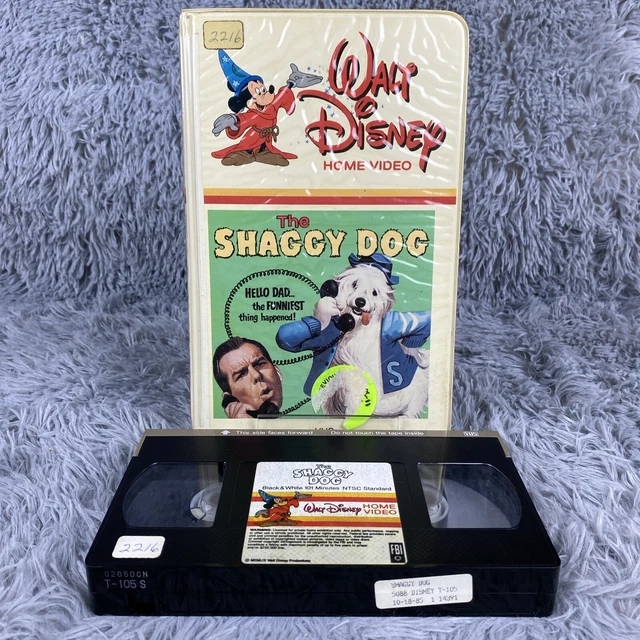 THE SHAGGY DOG VHS Tape Walt Disney Home Video 1959 Fred MacMurray ...