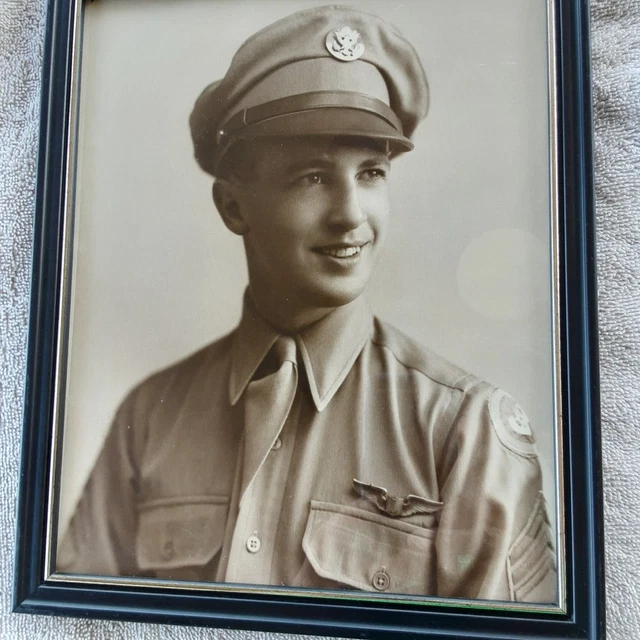 ORIGINAL WWII ERA U.S Army Air Corps Pilot Portrait Photo 8x10 $10.99 ...