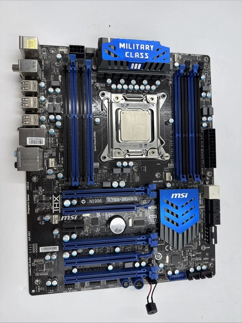 MSI X79A-GD45 PLUS motherboard, Intel Core I7-3820 8 X Ram And 5 PCIE ...