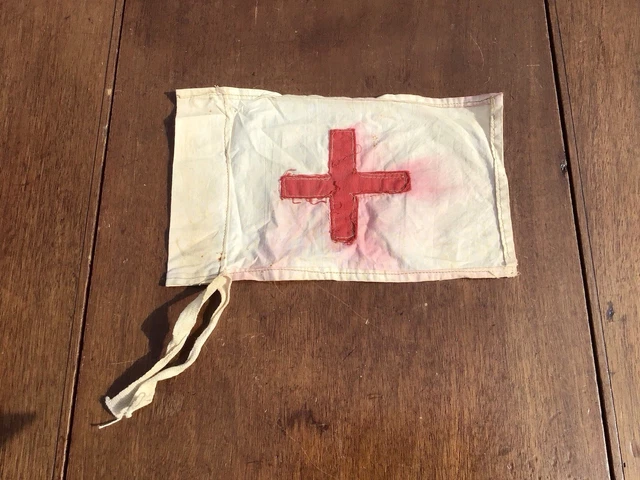 GENUINE WW1 BRITISH Army Medic Field Ambulance Hospital Red Cross ...