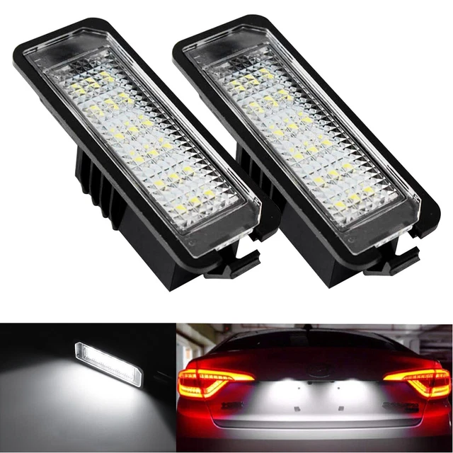 2X LED NUMBER License Plate Light Lamp For VW GOLF MK4 MK5 MK6 MK7 Seat ...