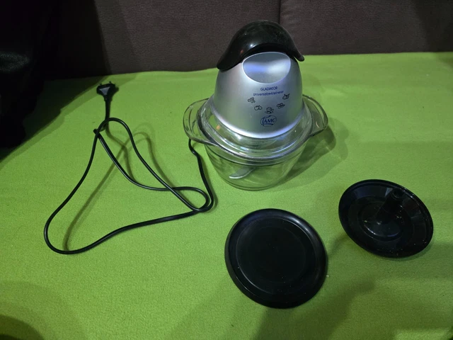 AMC ZERKLEINERER GLADIATOR Elektrisch Obst Zwiebelschneider Knoblauch ...