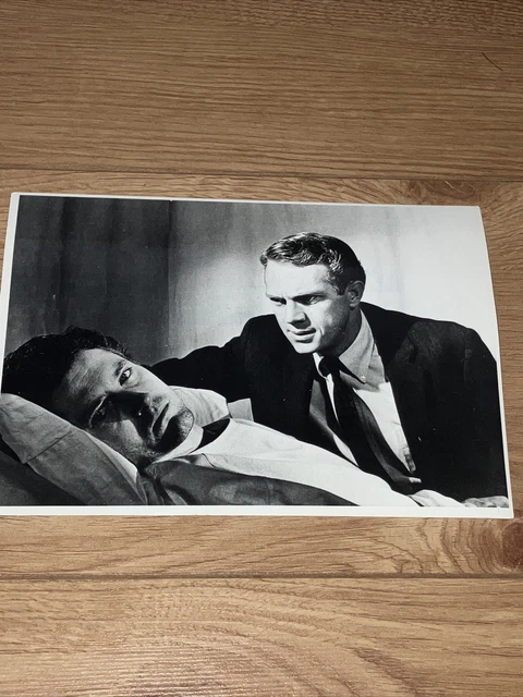 STEVE MCQUEEN & John Drew Barrymore -original press photo. Never Love A ...