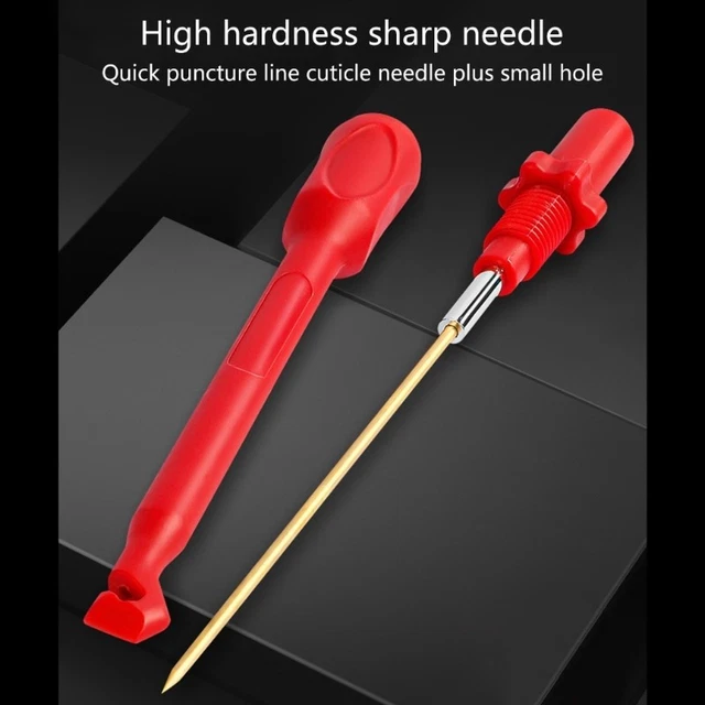 WIRE PIERCING TEST Clips Puncture Probe Multimeter Test Lead 4mm Banana ...