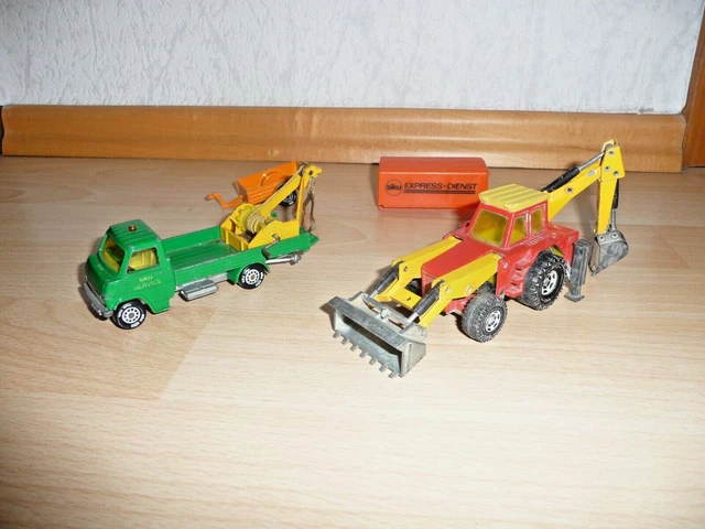 SIKU SUPER SERIE Hannomag Henschel V 338 Abschleppwagen, JCB ...