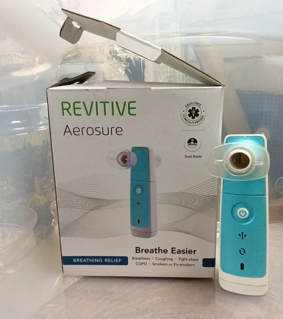 REVITIVE AEROSURE MEDIC Breathing COPD ex & smokers device £85.00 ...