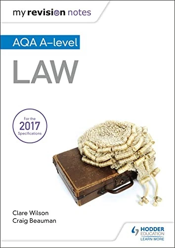 MY REVISION NOTES: AQA A-level Law by Craig Beauman NEW BOOK £24.07 ...