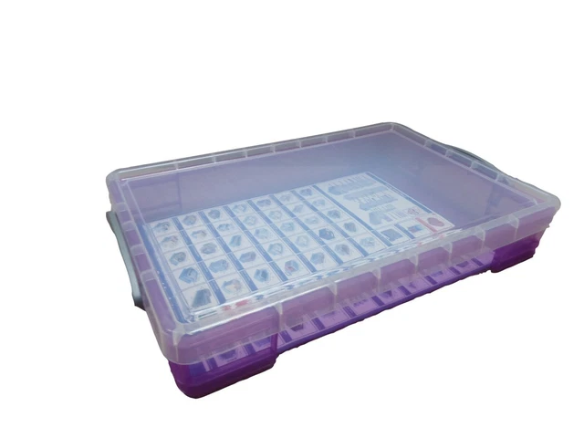 REALLY USEFUL 10 Litre Purple A3 Paper Storage Box £16.99 - PicClick UK