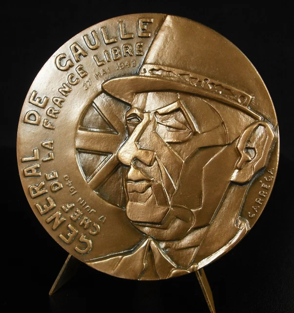 MÉDAILLE GÉNÉRAL DE Gaulle sc Carréga maison angleterre Rodinghead ...