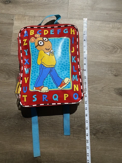 VINTAGE ARTHUR THE Aardvark Backpack PBS Kids Marc Brown Book Bag £17. ...