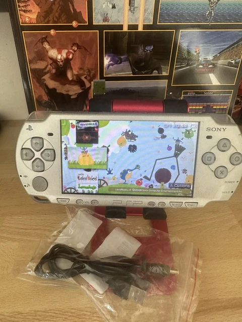 CONSOLE SONY PSP 2004 grise Très Bonne État Carte 128go + Chargeur USB ...