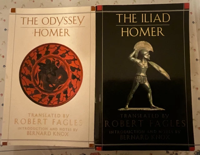 THE ODYSSEY /ILIAD Homer, translated By Robert Fagles. both paperback £ ...