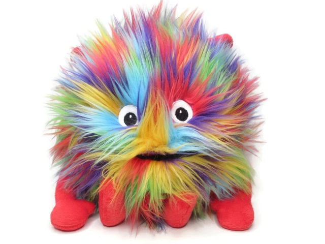 THE PUPPET COMPANY Colourful Rainbow Monster Hand Puppet Plush Soft ...
