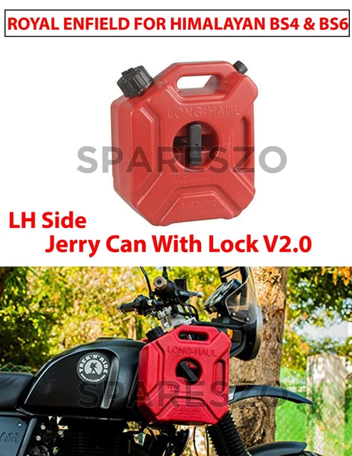 ROYAL ENFIELD HIMALAYAN BS4 & BS6 "Jerry Can/Lock V2.0" LH/ Express ...