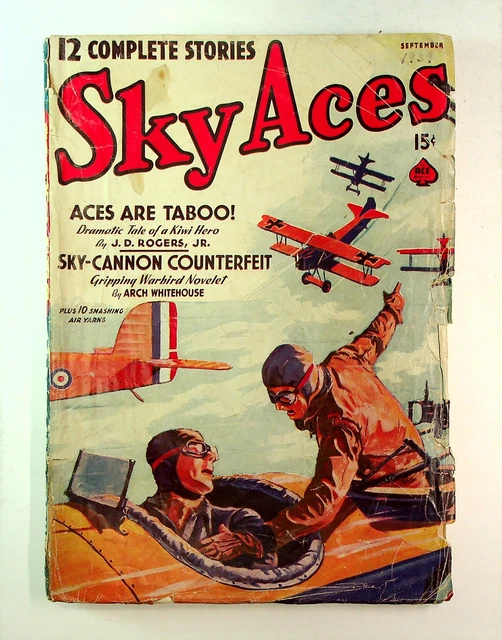 SKY ACES PULP Sep 1939 Vol. 2 #2 GD+ 2,5 EUR 26,88 - PicClick FR