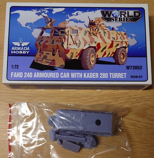 FAHD 240 ARMOURED car w/ Kader 280 turret in 1/72 von Armada EUR 53,00 ...