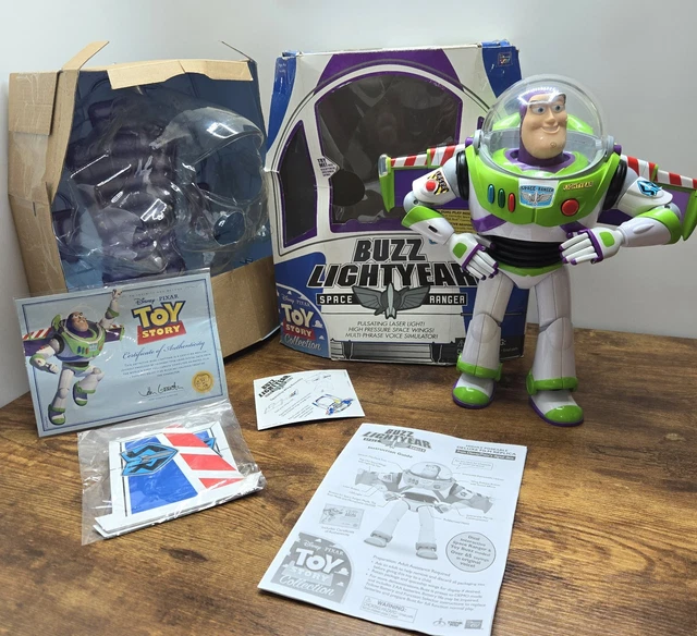 TOY STORY SIGNATURE Collection Buzz Lightyear Thinkway Cloud Logo In ...