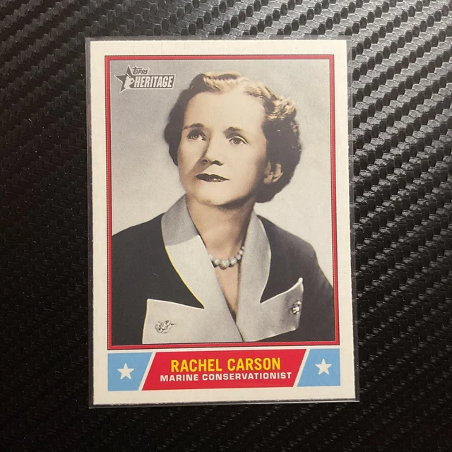 2025 TOPPS HERITAGE Notable Americans #NS-93 Rachel Carson $5.17 ...