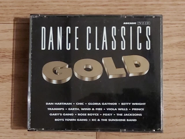 CD DANCE CLASSICS Gold * 2 CD-Box * GOLD-EDITION * Arcade * NL * 1991 ...
