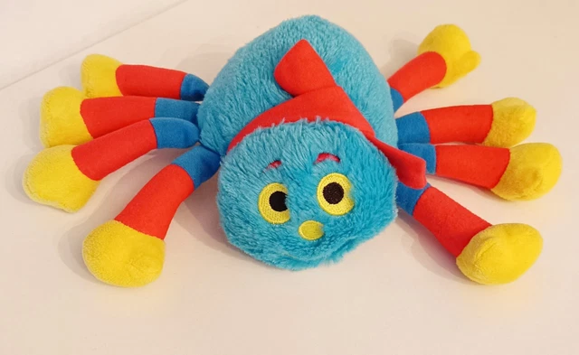 CBEEBIES WOOLLY AND Tig Woolly Spider Blue Red Soft Plush Toy Non ...